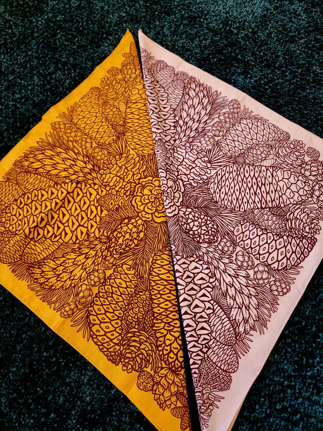 Pinecone Pandemonium Bandana - Nature - Trees - Hiking - Science Gift ...