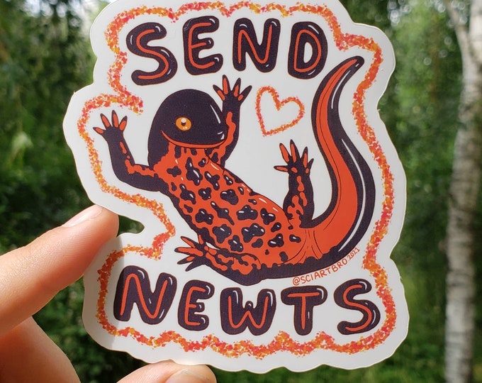 Fire Belly Newt Sorcerer Print - Etsy