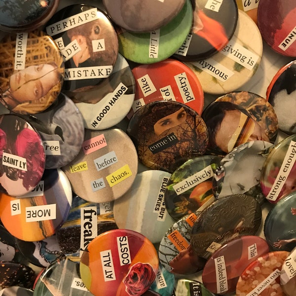 Button Collage - Etsy