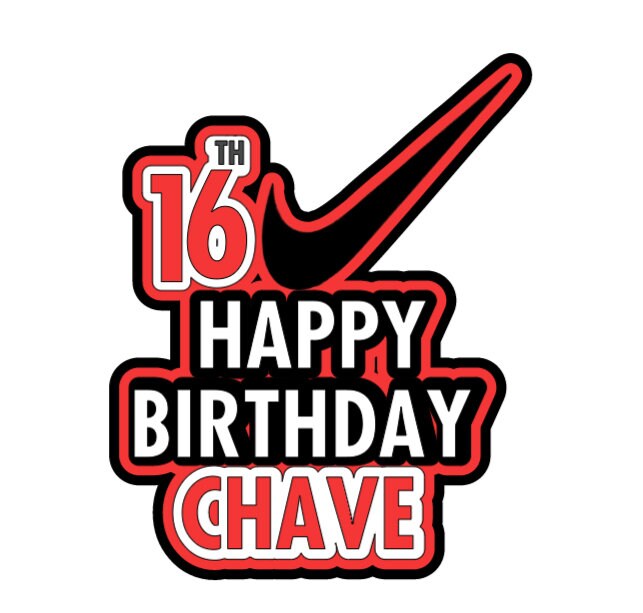 Nike Cake Topper sneaker Head Cake Topper Adult Birthday - Etsy