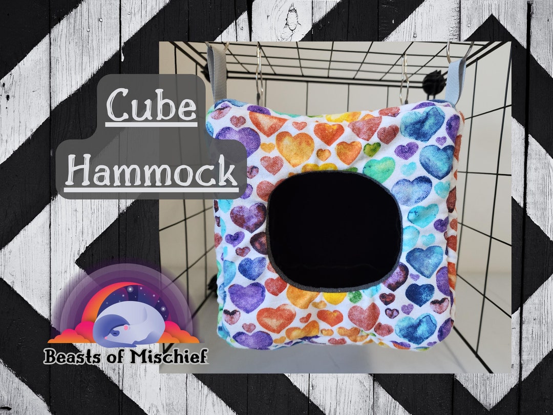 Cube Hammock Square Hammock Rat Hammock Ferret Hammock Sleep Cube for Ferret, Rat, Guinea Pigs ...