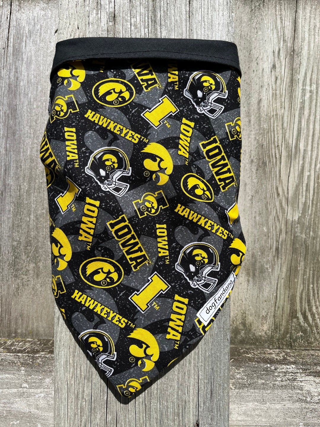 Dog Bandana Made With Iowa Hawkeye Fabric - Etsy