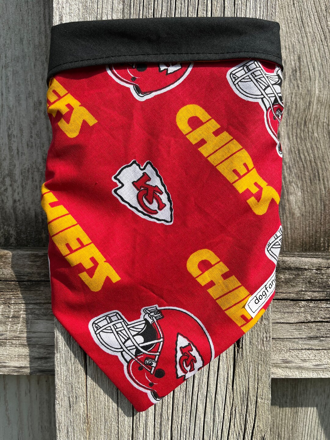 Dog Bandana Made With Kansas City Chiefs Fabric “dogfandana” - Etsy