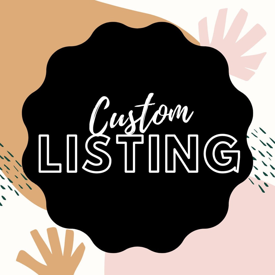 Custom Listing for Lauren - Etsy