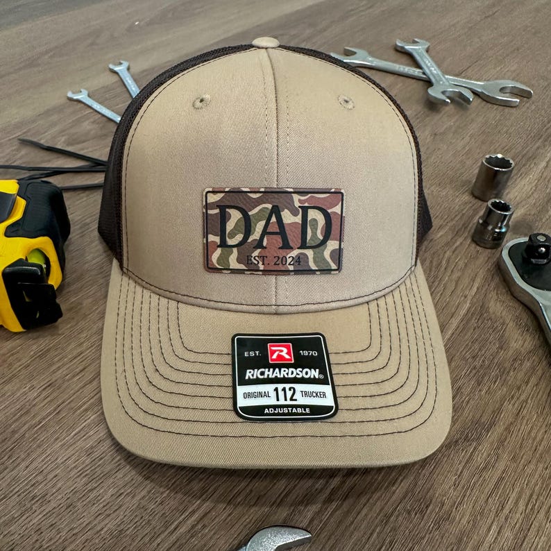 Custom Dad Trucker Hat, Dad Christmas Gift, New Dad Gift, Gift for ...