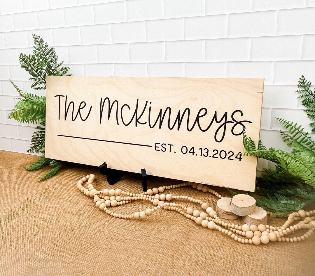 Personalized Wall Decor, Last Name Sign, Family Name Sign, Custom ...