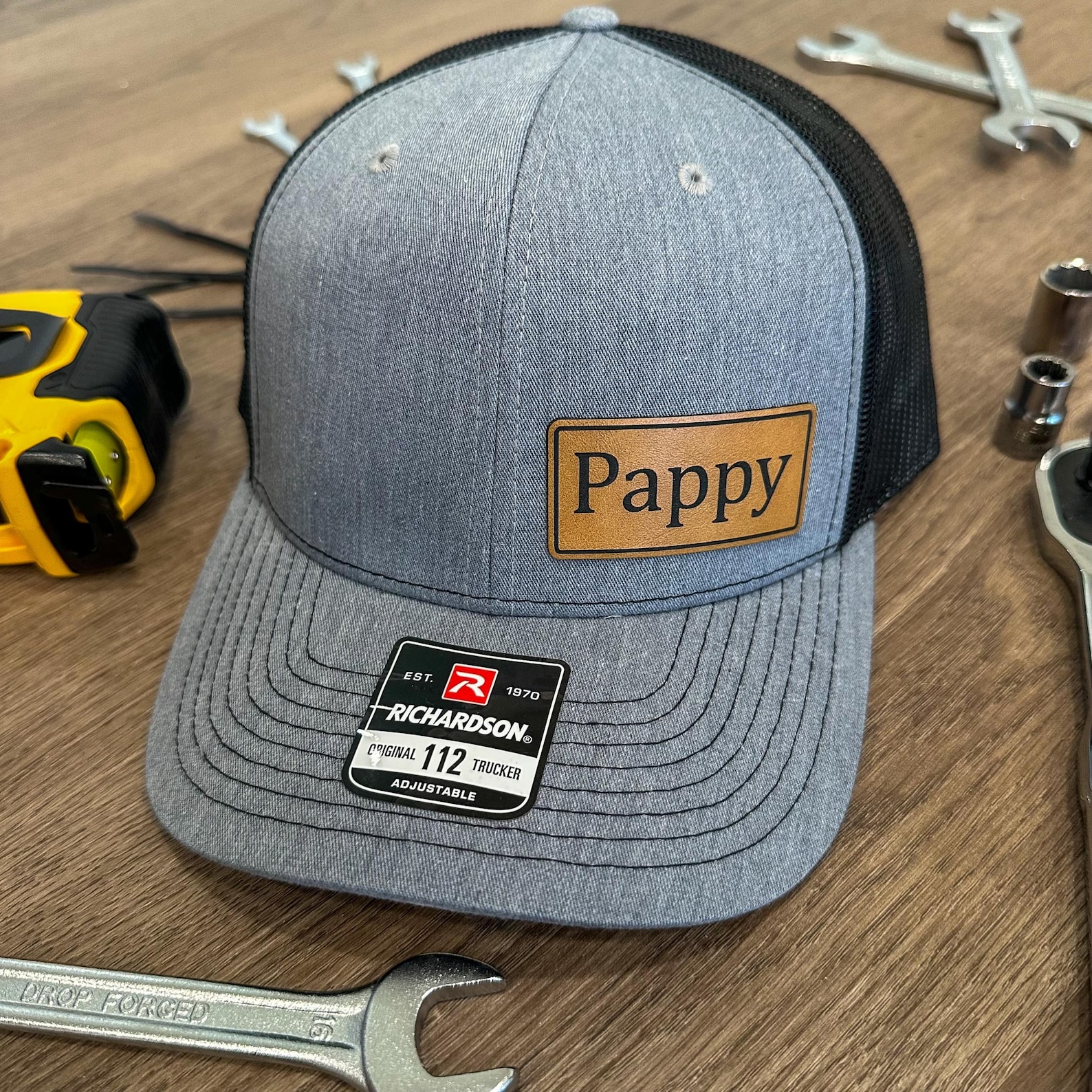 Personalized Pappy Dad Patch Hat, Dad Christmas Gift, New Dad Gift ...