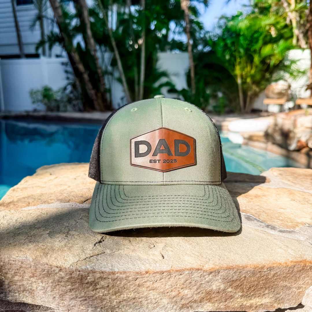 Custom Dad Trucker Hat, Fathers Day Gift, New Dad Gift, Gift for ...