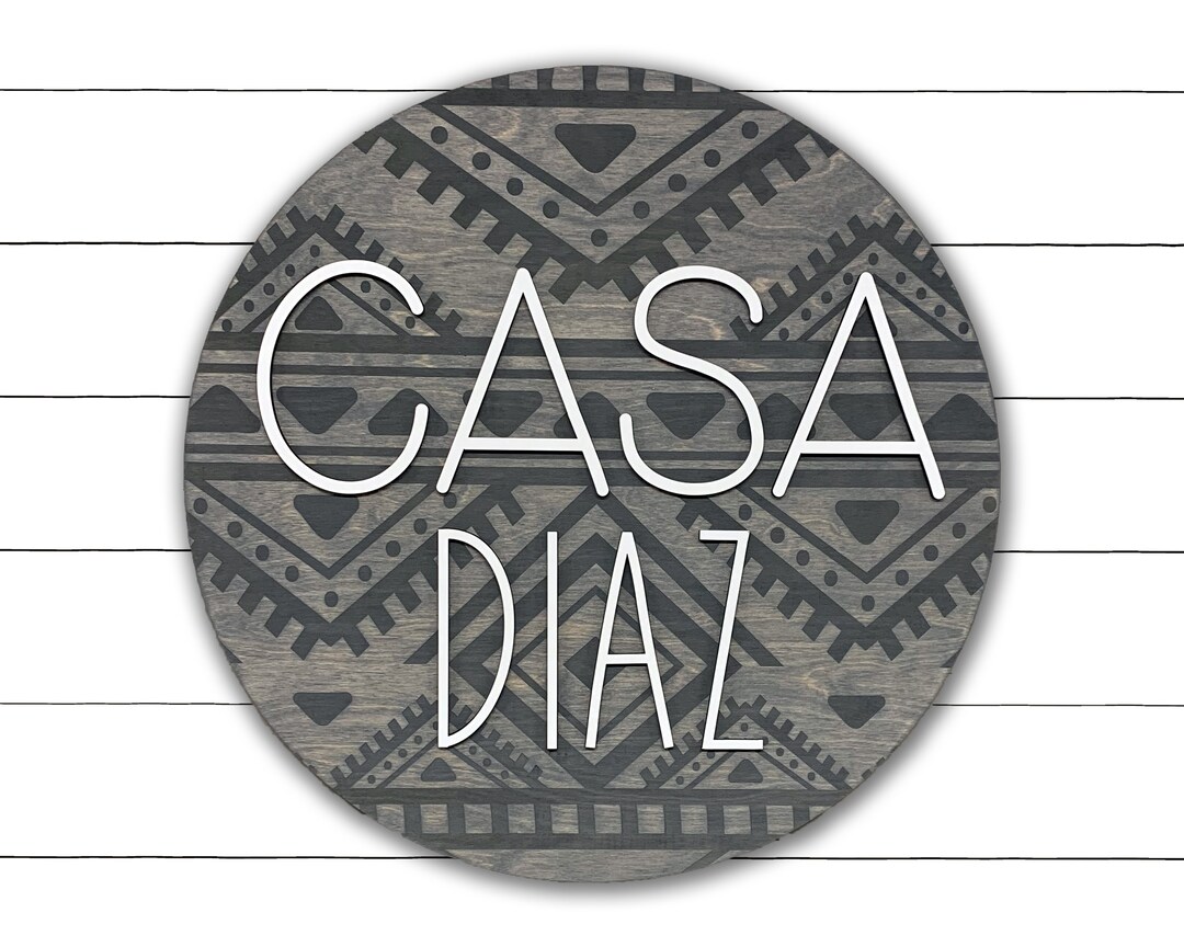 3D Family Last Name Sign Custom Last Name Sign Engraved Based ...