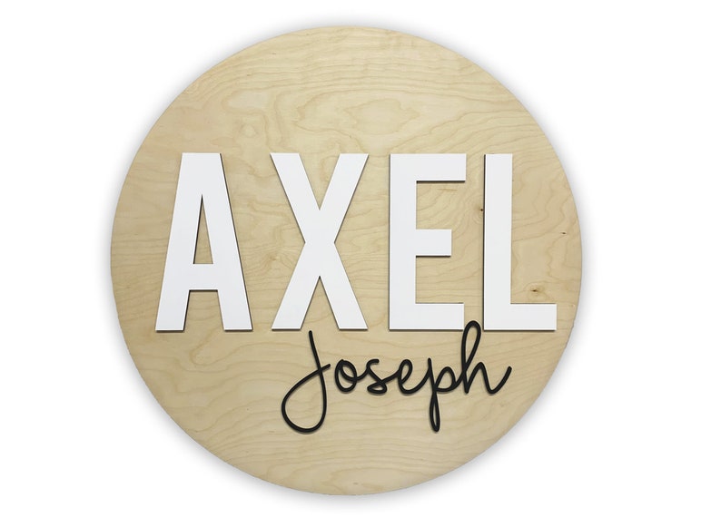 Nursery Name Sign 3D Custom Name Sign Baby Shower Gift | Etsy