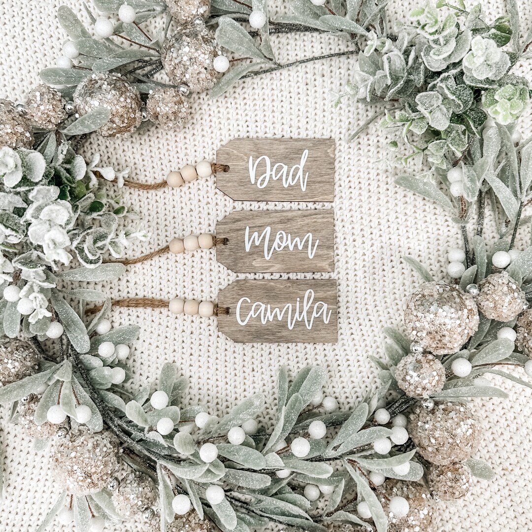 Stocking Tag, Personalized Christmas Tags, Christmas Stocking Tag, Name ...