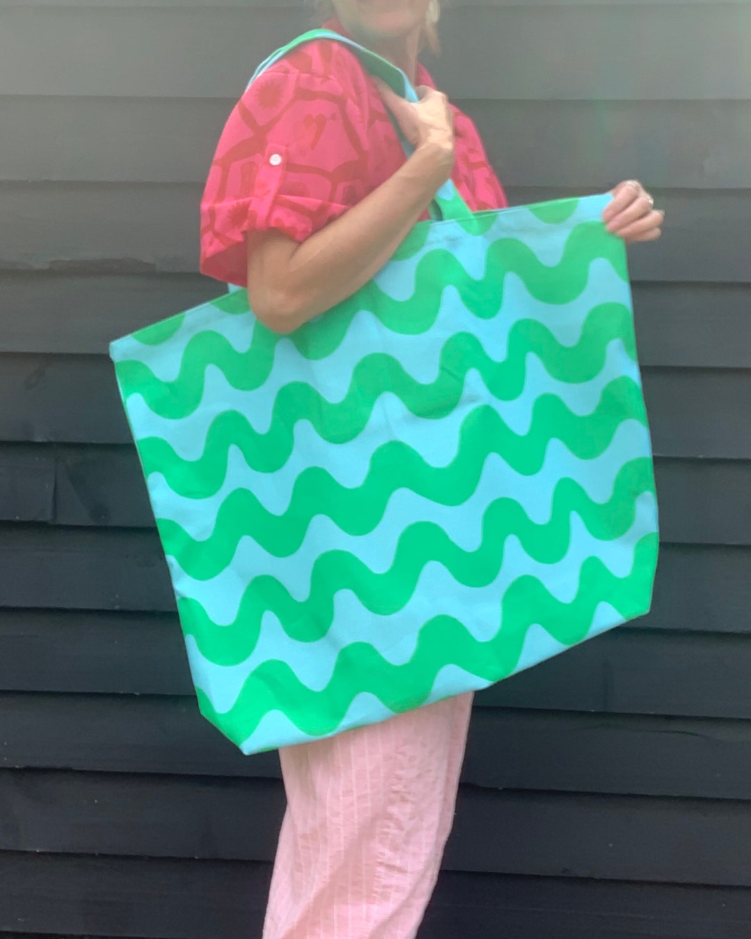 Whopper, Blue and Green Wiggly - Etsy