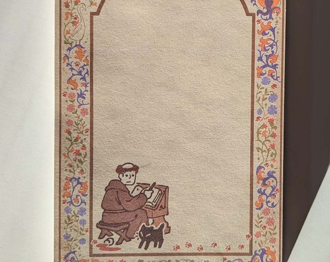 Illuminated Manuscript / Notepad - Etsy
