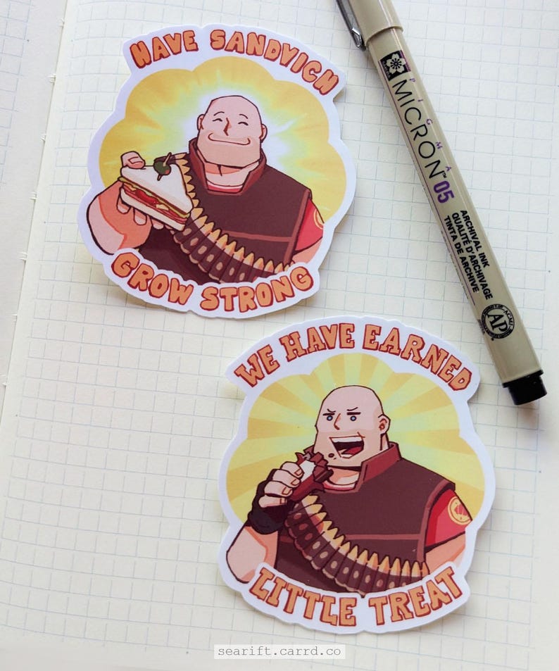 Support Heavy TF2 / Sticker - Etsy