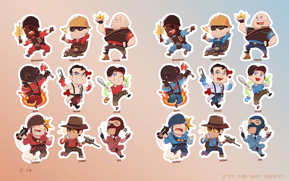 TF2 / Stickers - Etsy