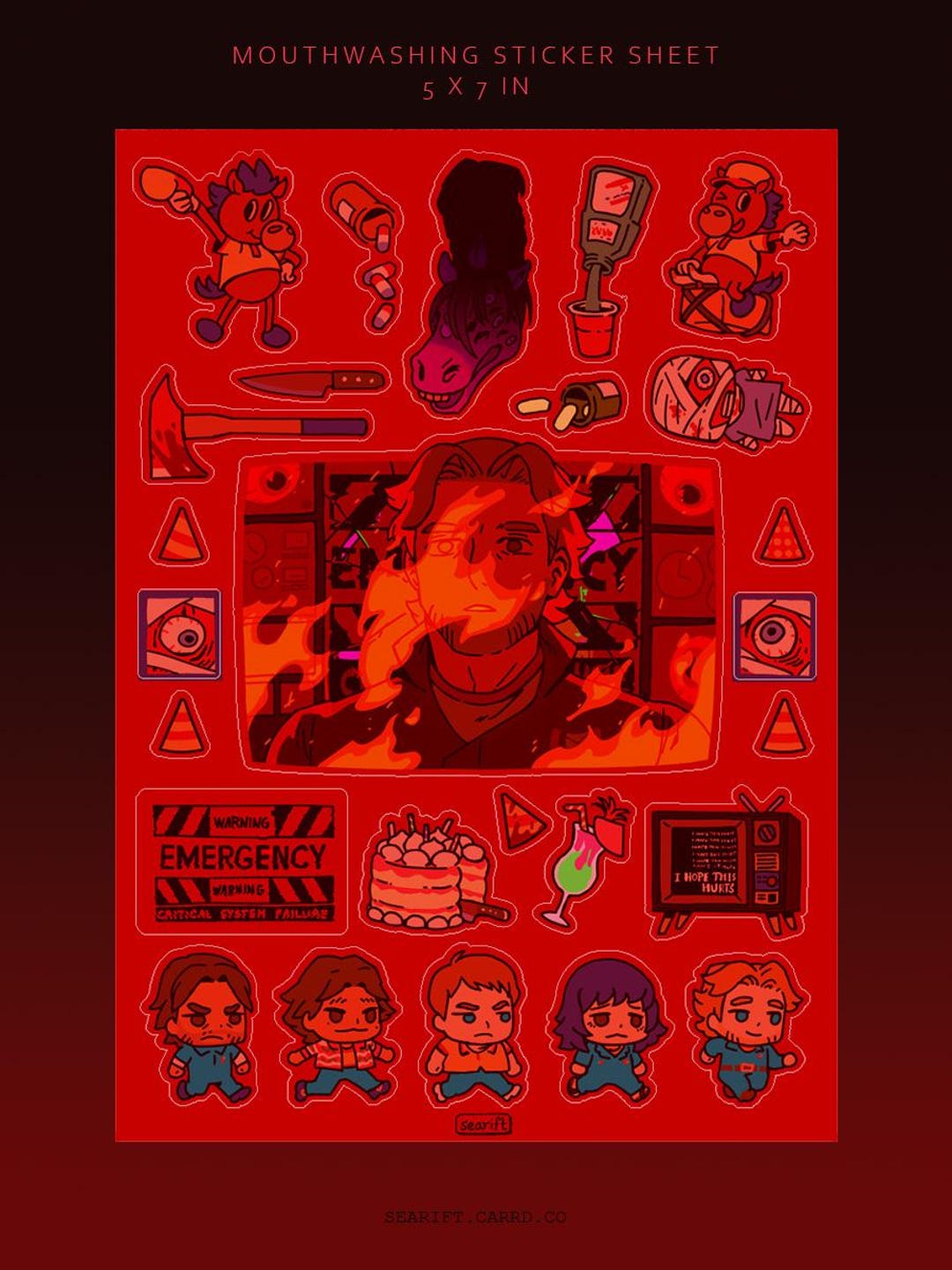 Mouthwashing / Sticker Sheet - Etsy