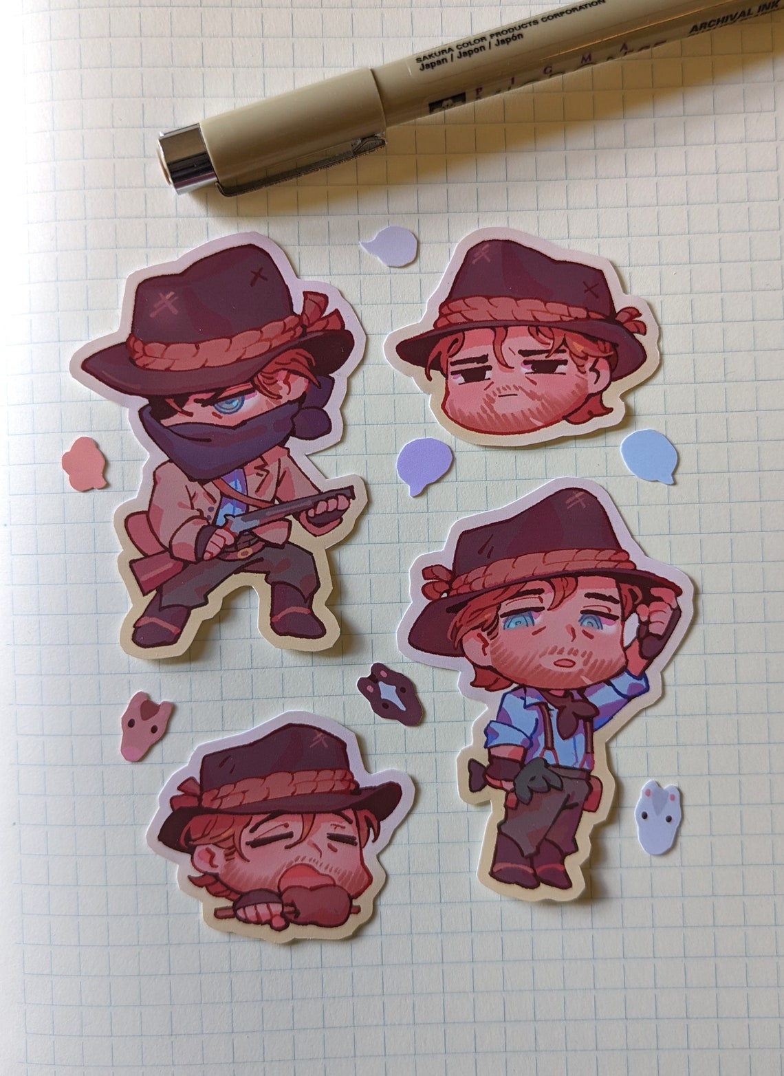 RDR2 / Sticker Pack - Etsy