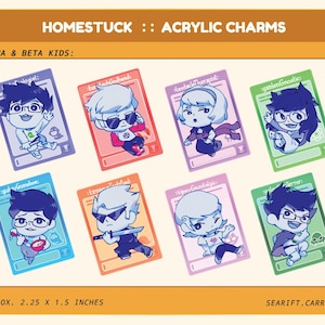 Homestuck Kids / Acrylic Charms - Etsy