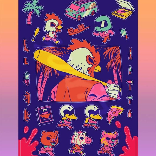 Hotline Miami - Etsy