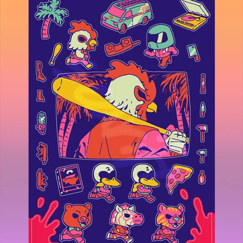 Hotline Miami Masks - Etsy