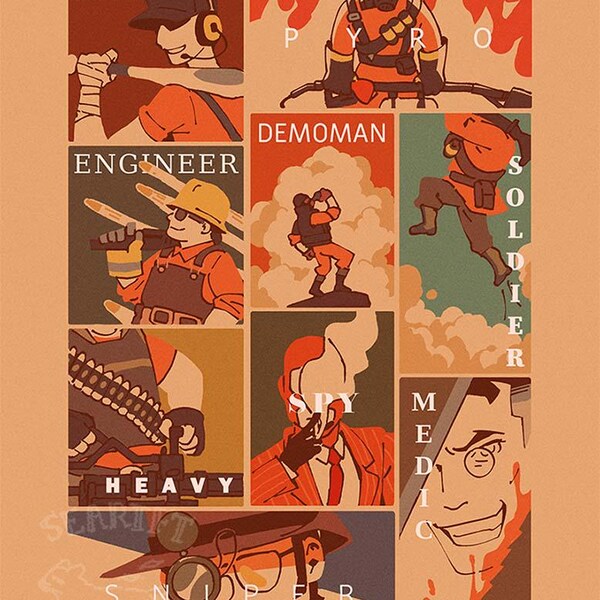Team Fortress 2 - Etsy