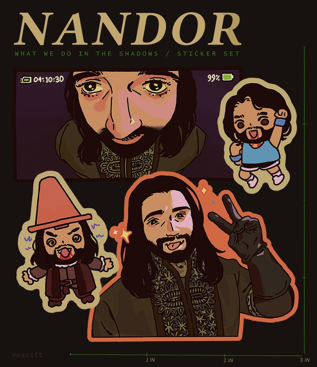 Nandor / Sticker Collection - Etsy