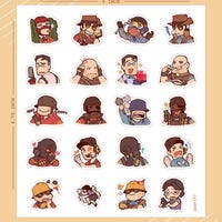 TF2 - Scout Sticker Pack - Etsy UK
