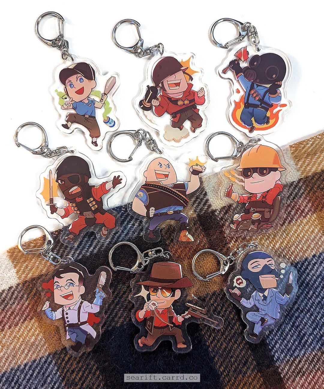 TF2 / Acrylic Charms - Etsy