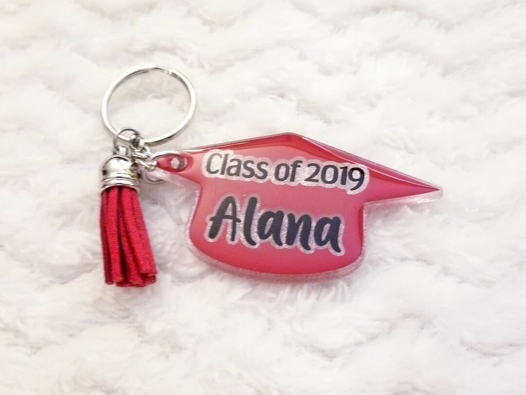 Custom Graduation Cap Keychain Key Charm for Grad - Etsy.de