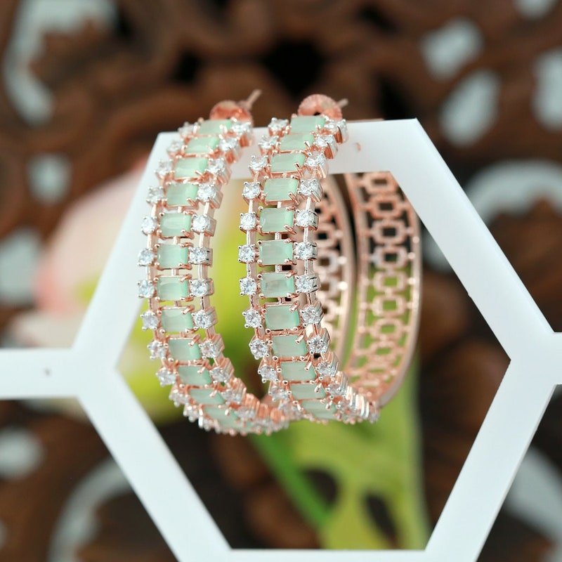Large Hoop Earrings - Etsy