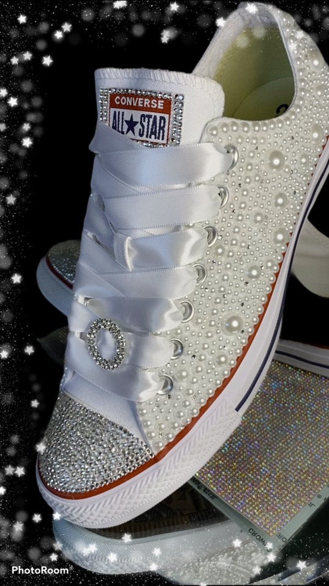 Kids Custom Bling Converse - Etsy