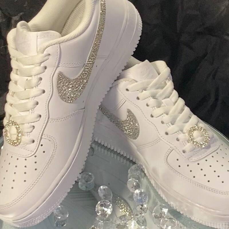 Bling Air Force Ones - Etsy