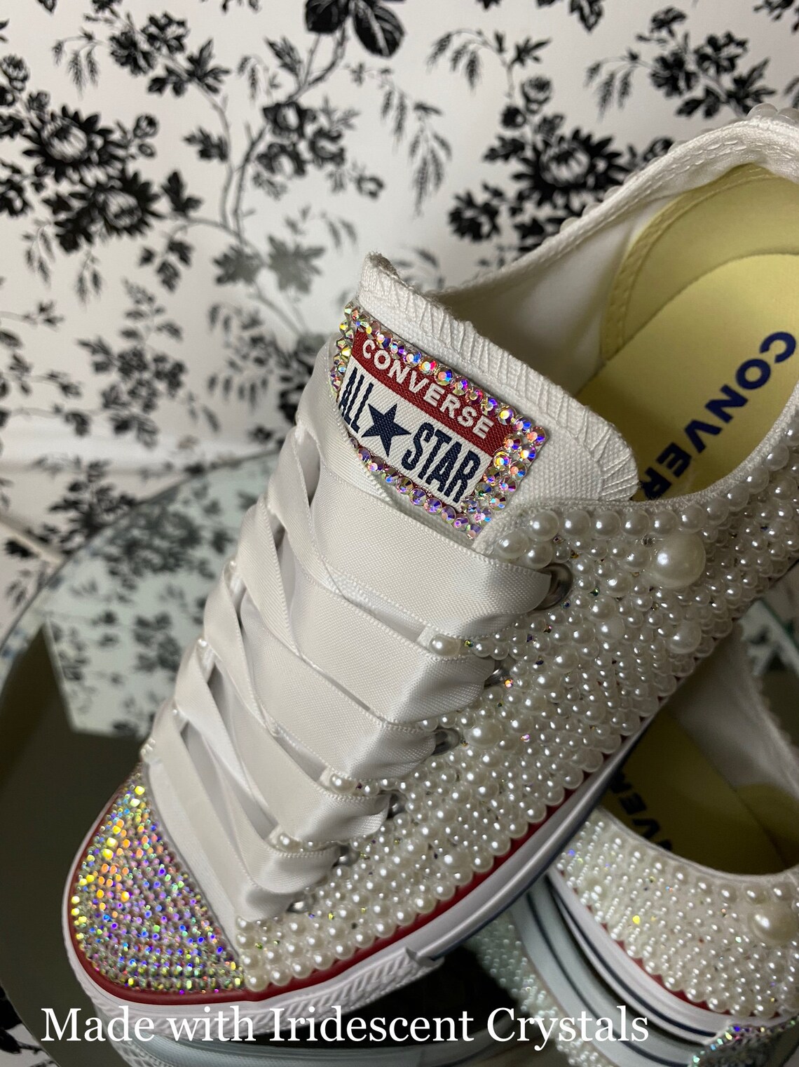 Custom Bling Converse - Etsy