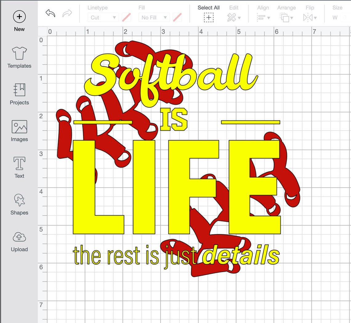 Softball is Life Svg, Softball Svg Files for Cricut, Softball Svg ...