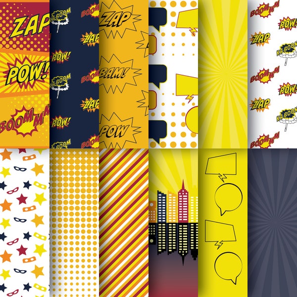 Super Hero Clip Art - Etsy