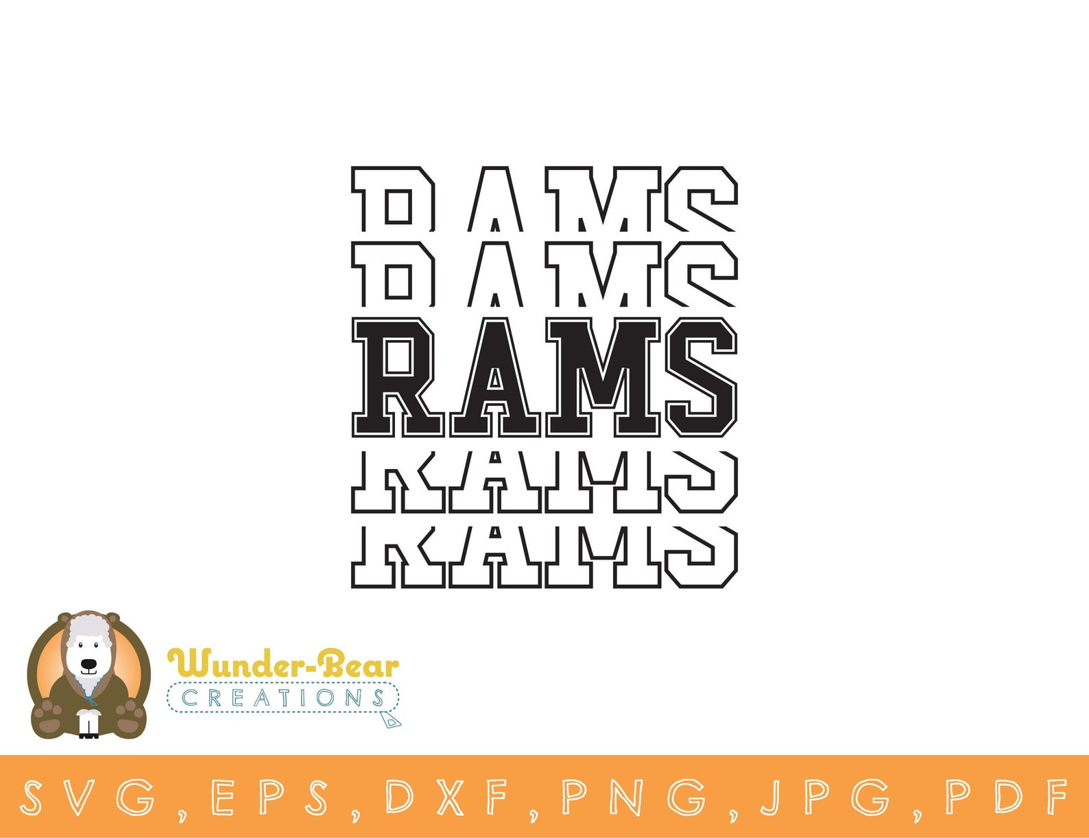 RAMS Svg, RAM Svg, Svg Files for Cricut, Sports Svg, Baseball Svg ...