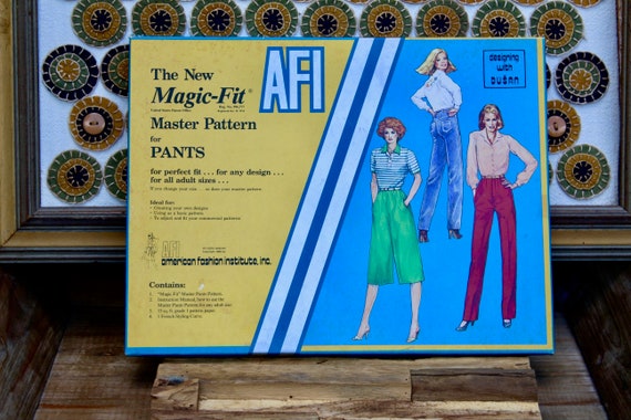 1980s Designing W/ Dusan Master Pattern for Pants Kit Uncut - Etsy