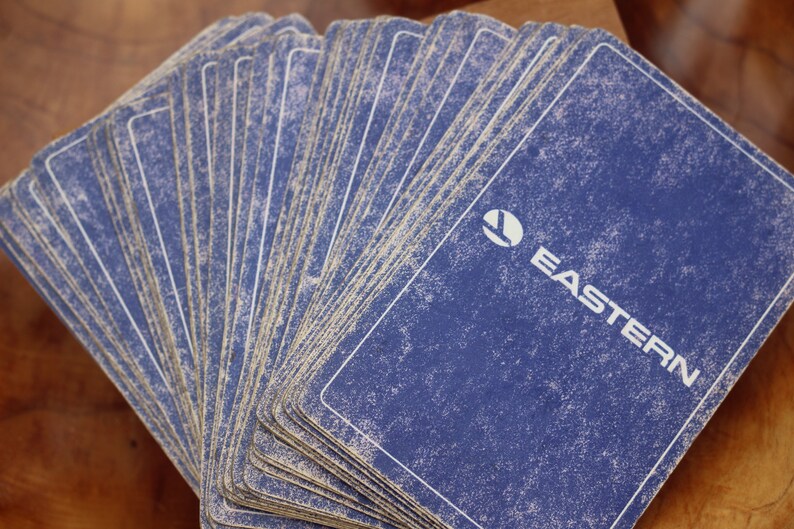 Eastern Air Lines (defunct) Royal Flush Plastic Coated Playing Cards ...