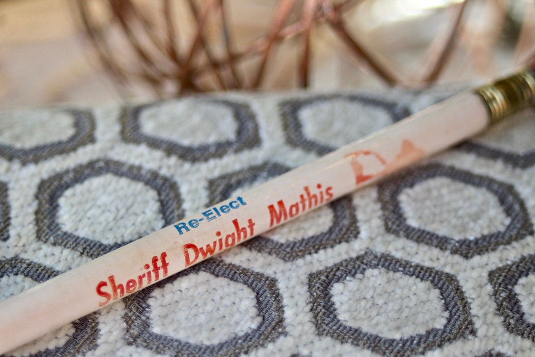 Vintage Political Campaign Pencil for Tennessee Sheriff - August 3 ...