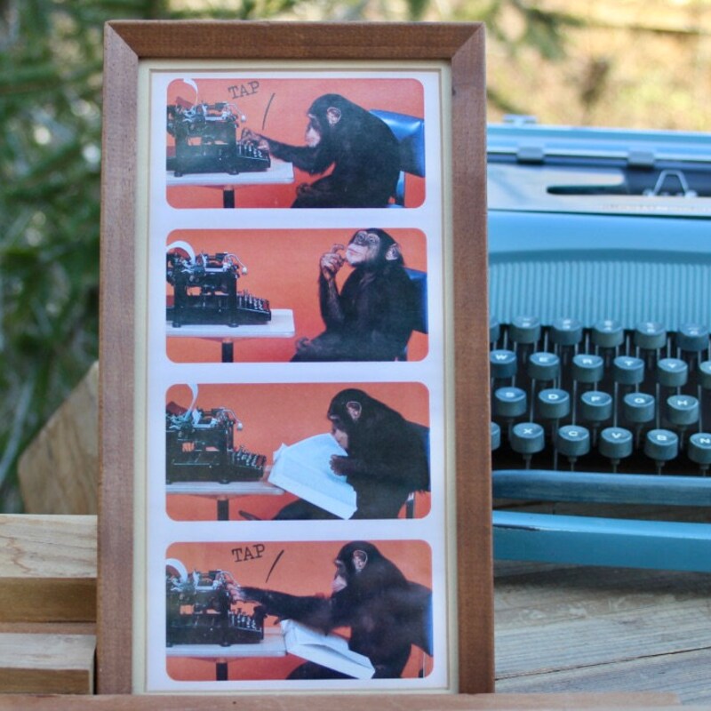 Monkey Picture Frame - Etsy