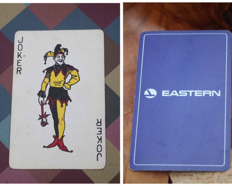 Eastern Air Lines (defunct) Royal Flush Plastic Coated Playing Cards ...