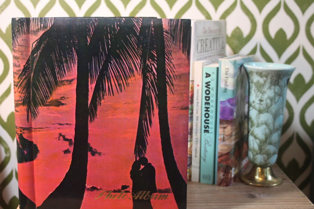 1970s Photo Album, Tropical, Romantic, Sunset, Honeymoon Theme, Vintage ...