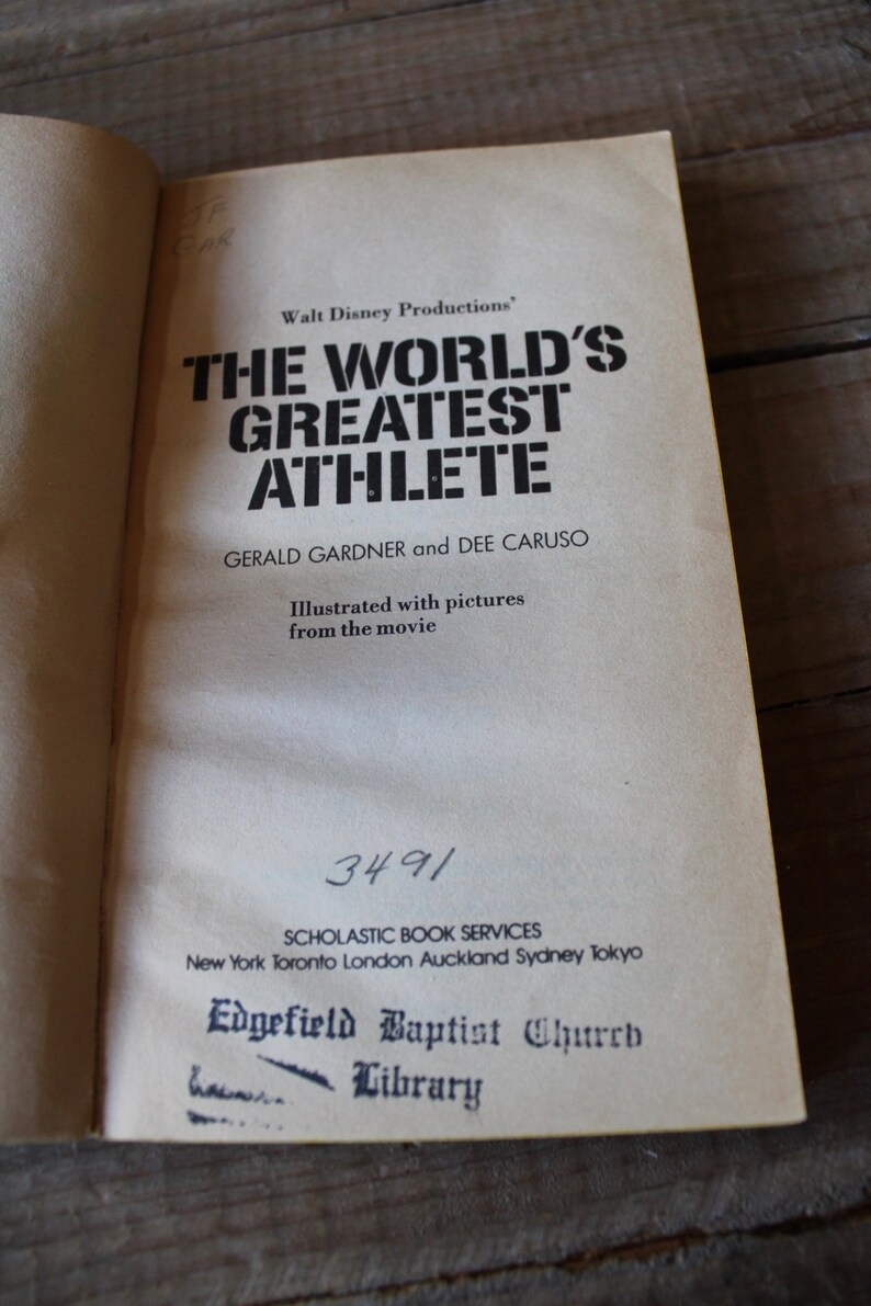 1973 the World's Greatest Athlete Book Illustrated W/ Pictures From the ...