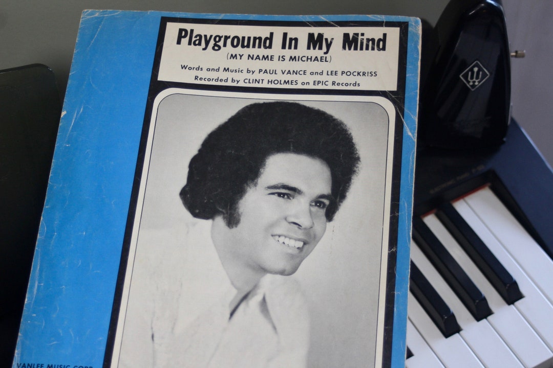 1973 Sheet Music "playground in My Mind" (my Name is Michael) Recorded ...