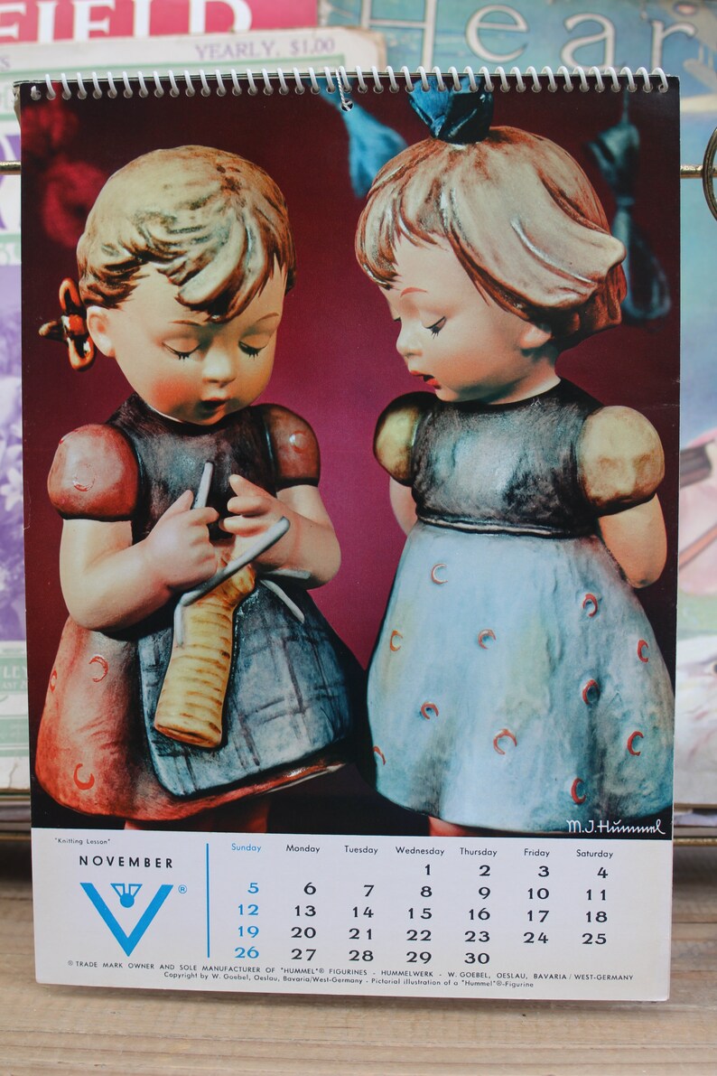 1972 Hummel Calendar With "stormy Weather" on Cover, Short Bio of ...