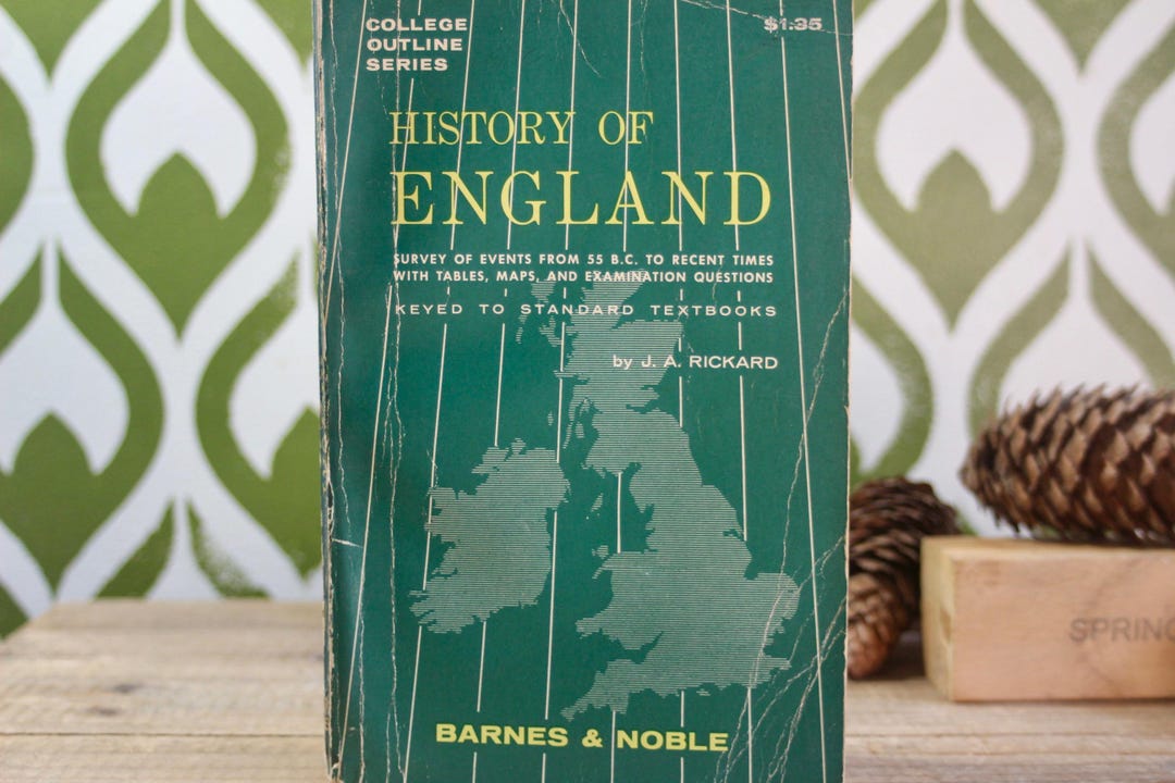 1957 History of England by J. A. Rickard, College Outline Series ...
