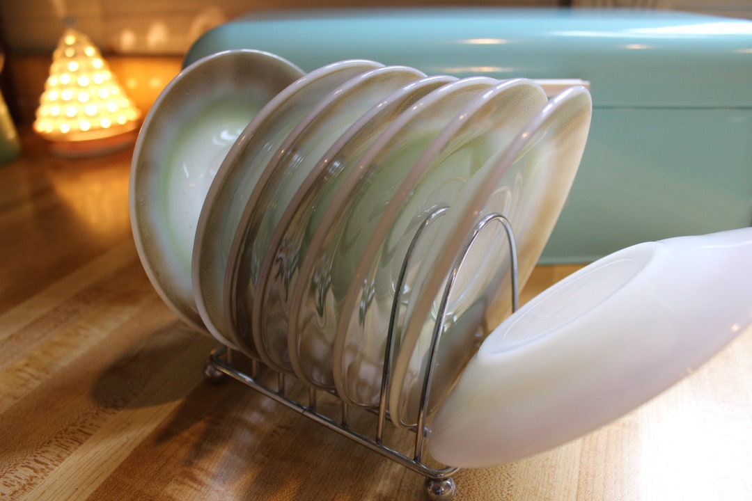 Mid Century Federal Glass Cream Soup Bowls & Saucers, Set of 8, Mesa ...