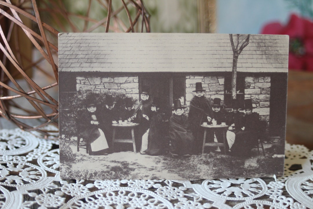 Celebrate Women's History, 1800s Photo of Women in Traditional Welsh ...