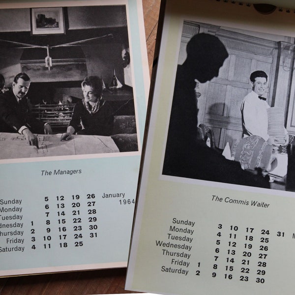 1964 Calendar - Etsy