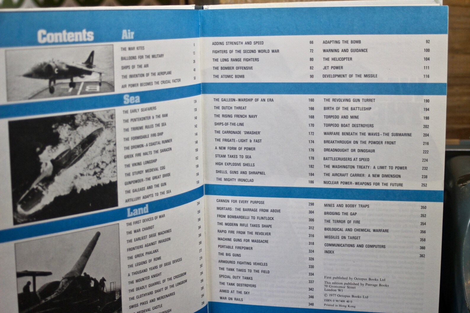 1977 Encyclopedia of War Machines, Peerage Books Edition, Air, Land ...